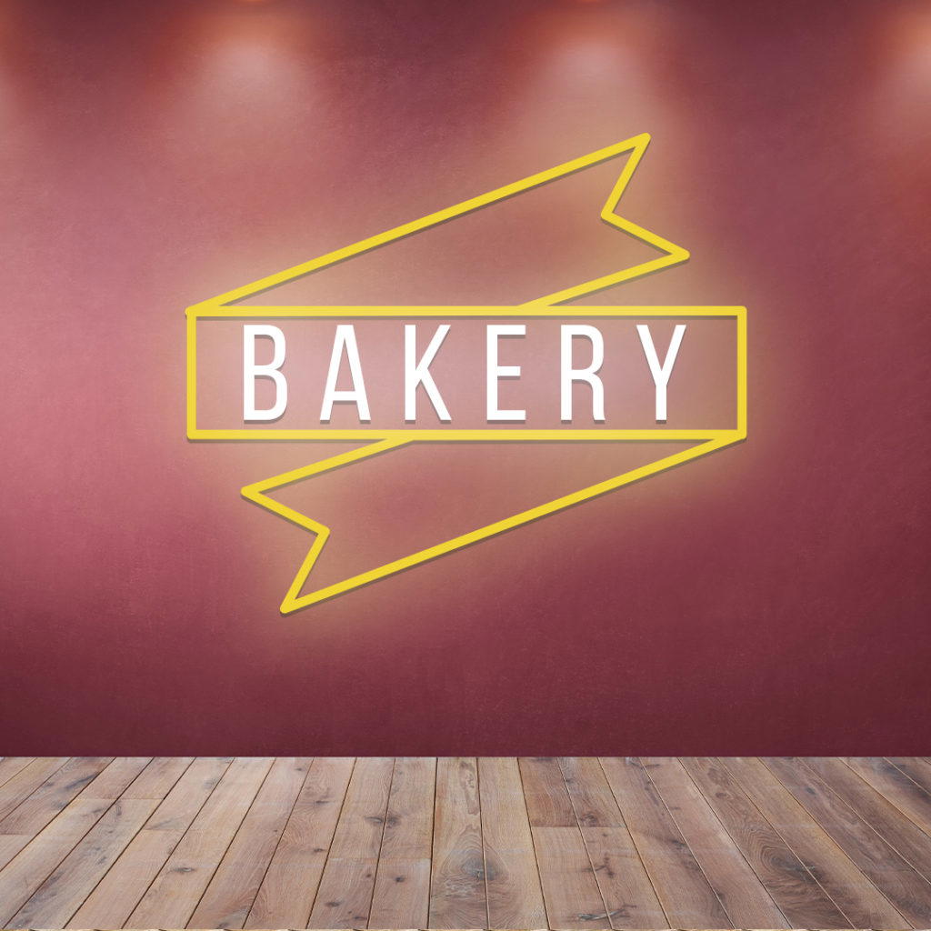Bakery LED Sign - Quick Neon Signs